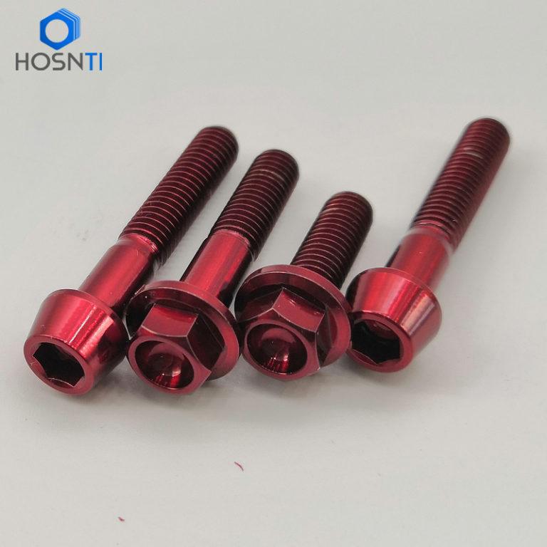 Red Titanium Bolts – Baoji HOSN Titanium Co., Ltd.