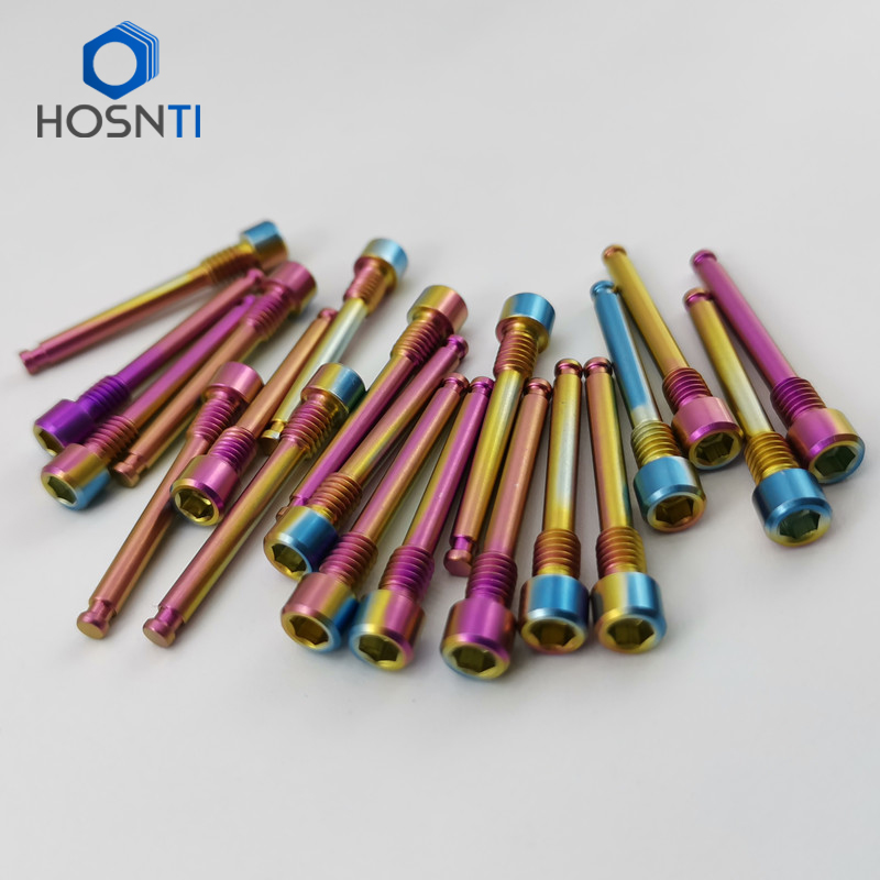 Colored Titanium Disc Brake Pads Thread Pins – Baoji HOSN Titanium Co ...
