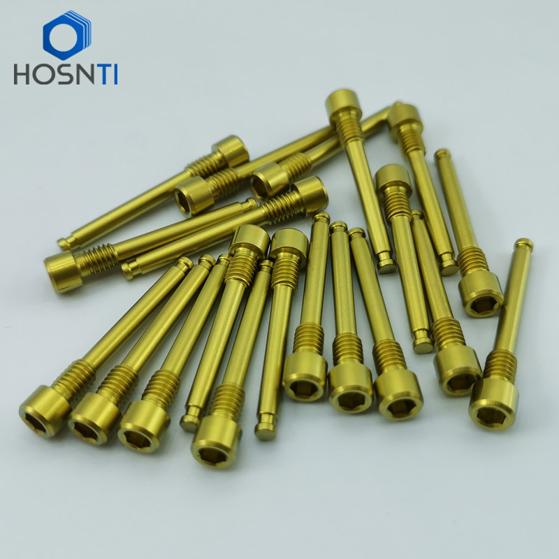 Colored Titanium Disc Brake Pads Thread Pins – Baoji HOSN Titanium Co ...