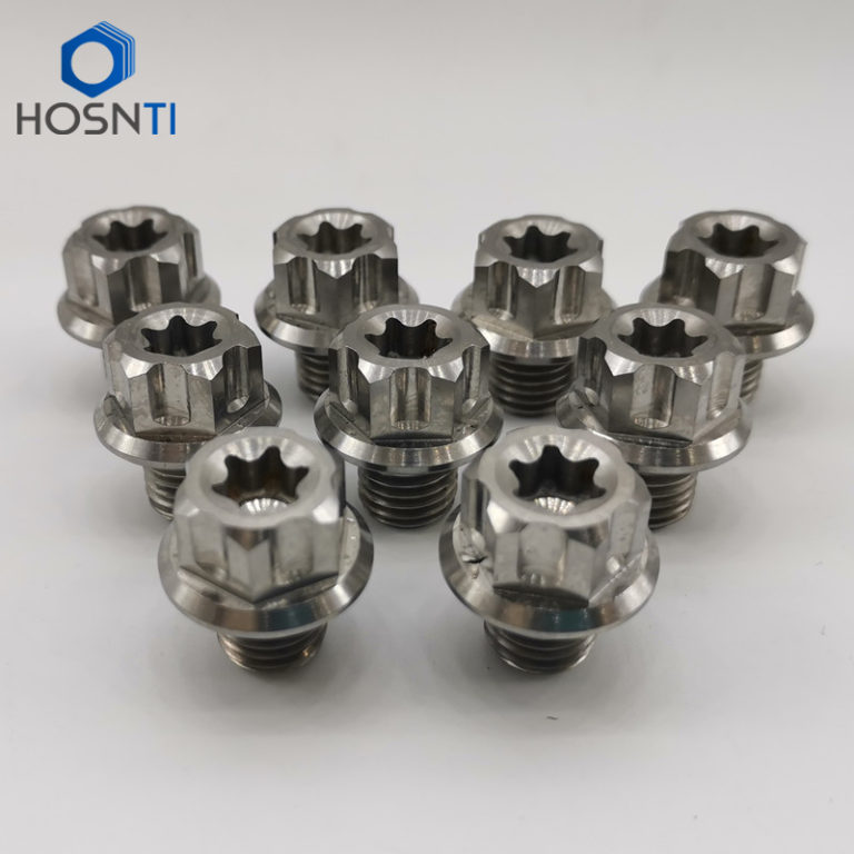 Torx Allen Key Hex Flange Titanium Bolt M10x10mm – Baoji HOSN Titanium ...