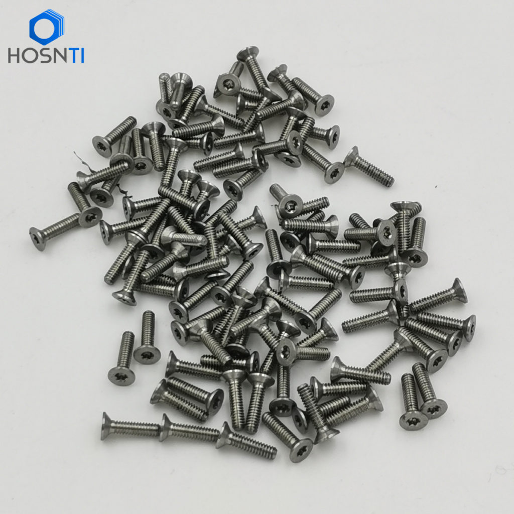 M2X8 Countersunk Torx Titanium Screws – Baoji HOSN Titanium Co., Ltd.