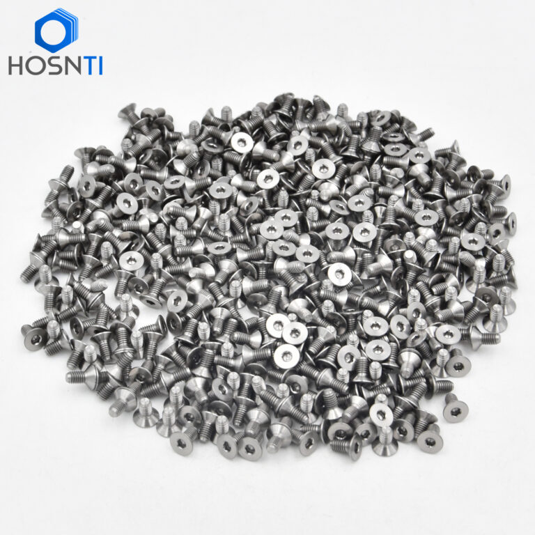Small Titanium Screws M3x6mm Countersunk Allen Key – Baoji HOSN ...